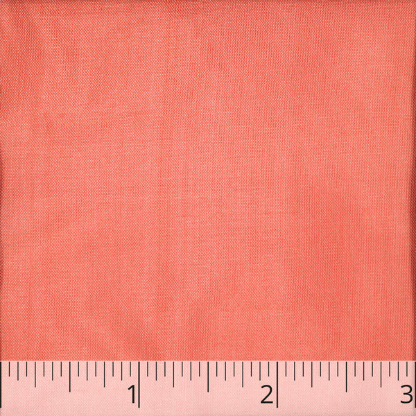 Salmon & White Silk Lutestring- $20.00 yd. - Burnley & Trowbridge Co.