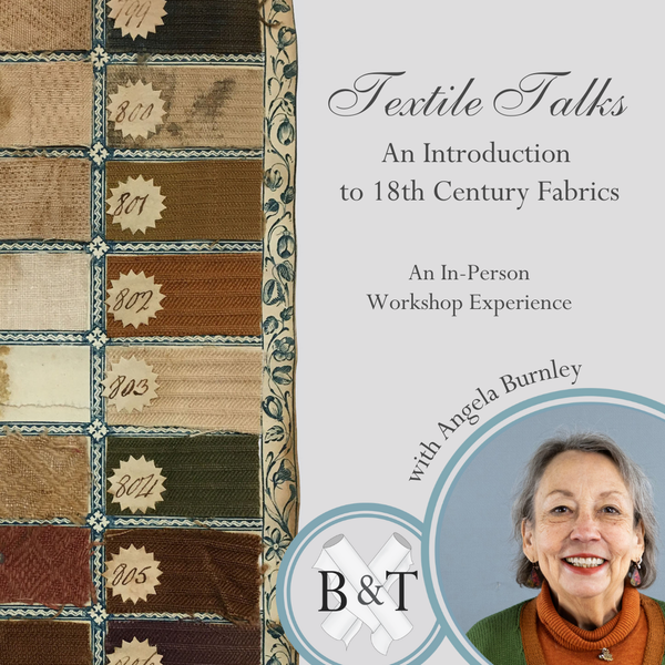 Textile Talks: An Introduction to 18th Century Fabrics - Burnley ...
