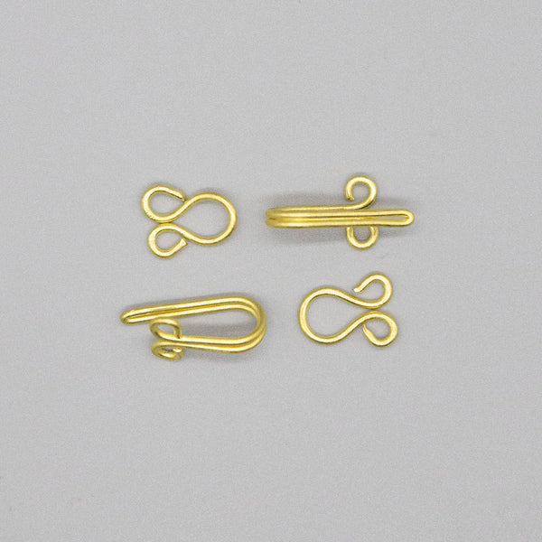 Long Hand Made Brass Hook & Eye - Burnley & Trowbridge Co.