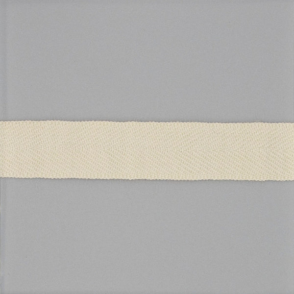 Off-White Worsted Wool Twill Tape - $3.75 yd. - $5.25 yd. - Burnley ...
