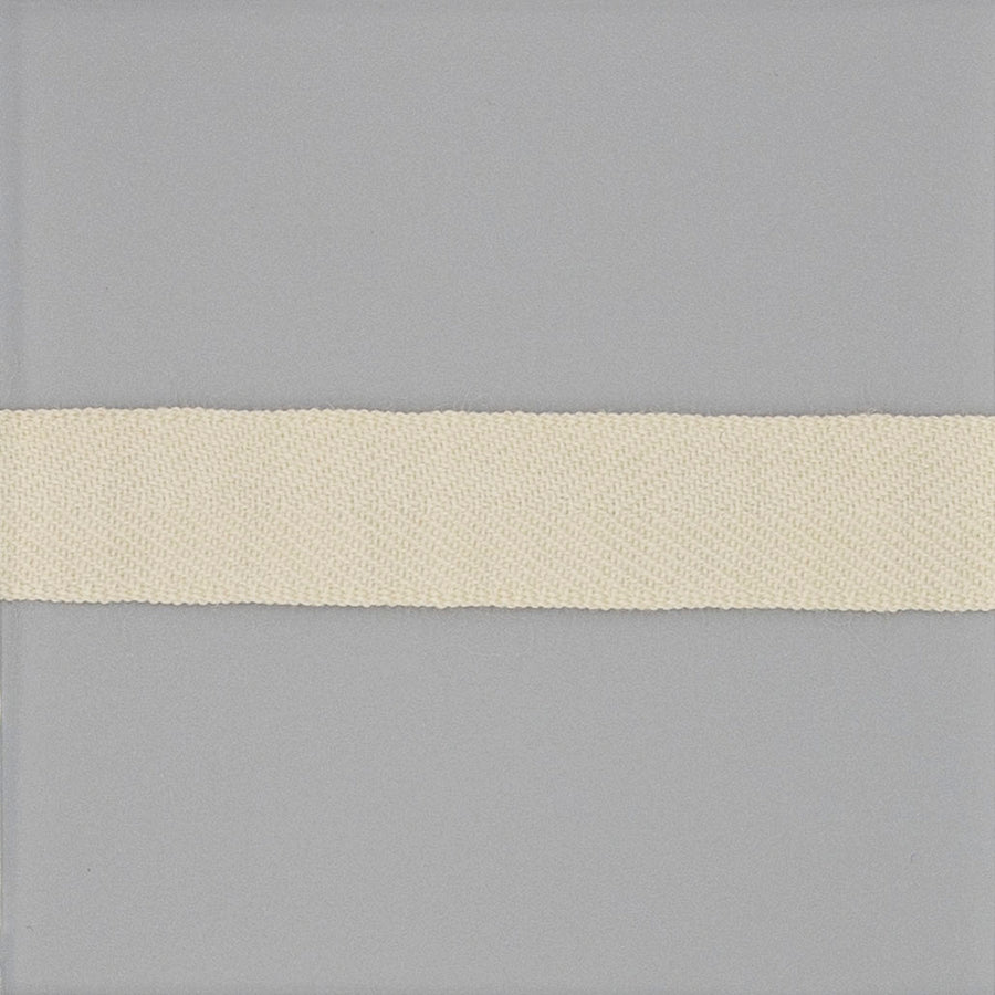 Off-White Worsted Wool Twill Tape - $3.75 yd. - $5.25 yd. - Burnley ...